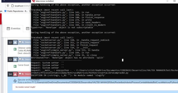 No reconoce modulo python-slugify - Rocketbot Forum