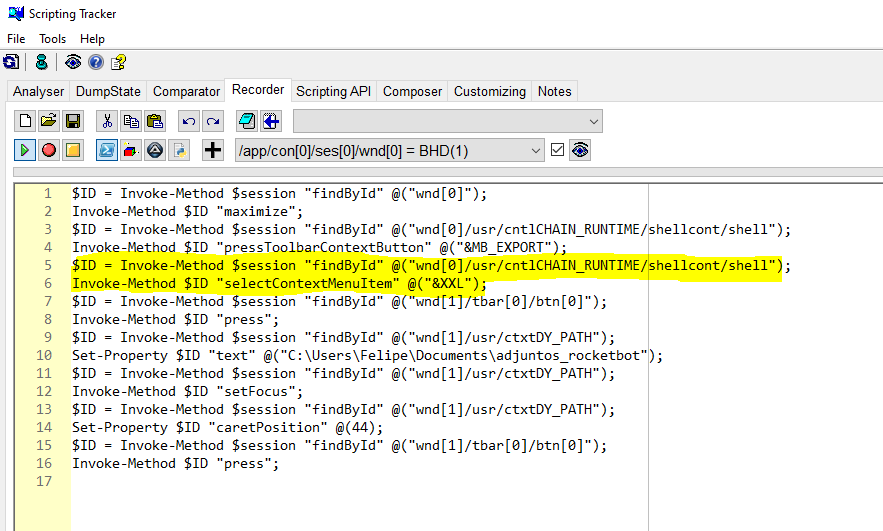 Error exportar Excel desde SAP con modulo SAPobjetos - Rocketbot Forum