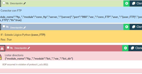 Conectar y listar a FTPS con módulo FTP - Rocketbot Forum