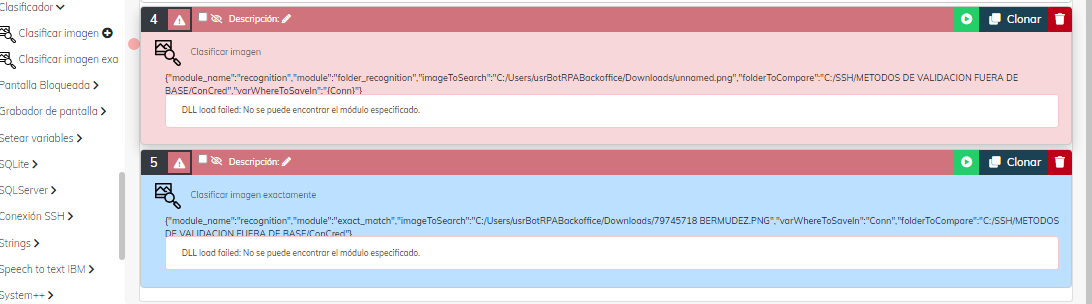 Clasificar imagenes por medio del modulo Recognition - Rocketbot Forum