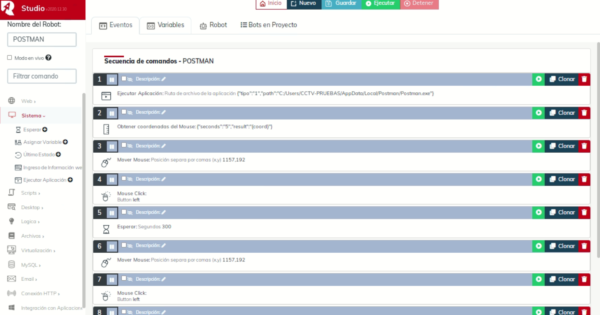Quiero que el robot vuelve a realizar la misma tarea - Rocketbot Forum