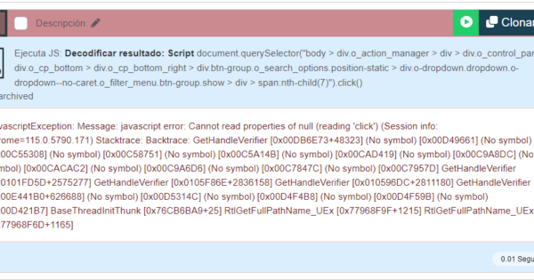 Error busqueda web - Rocketbot Forum