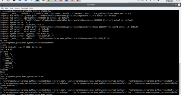 modulos como psycopg2 y matplotlib no funcionan - Rocketbot Forum