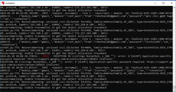 Enable Tracemalloc To Get The Object Allocation Traceback Rocketbot Forum 5712